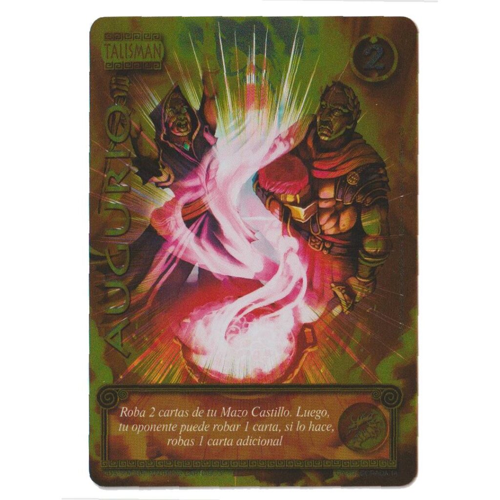 Carta Promo Augurio Dorada Myl - Progaming