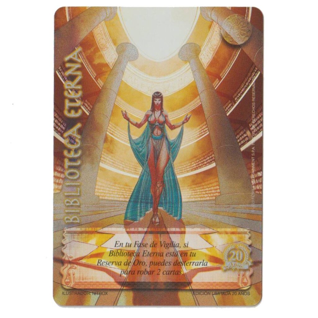 Carta Promo Biblioteca Eterna 20 Años Myl - Progaming
