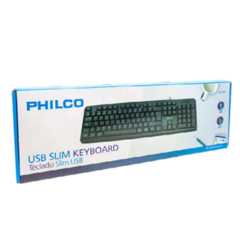 Teclado Standard Philco USB Negro - Progaming