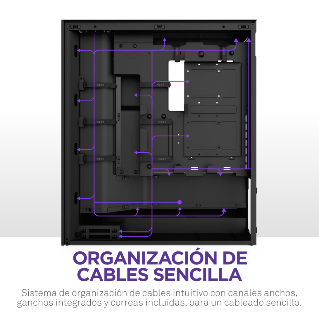 Gabinete NZXT H7 Flow RGB (2024) Mid-Tower Case Negro - Progaming Gabinete NZXT H7 Flow RGB (2024) Mid-Tower Case Negro - Progaming