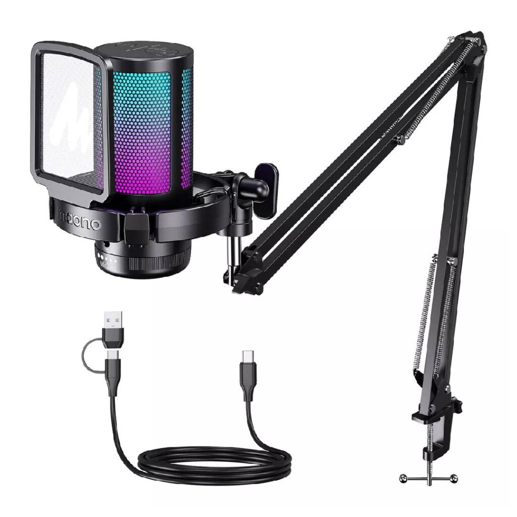 Microfono Maono DGM20S con Brazo Articulado - Progaming