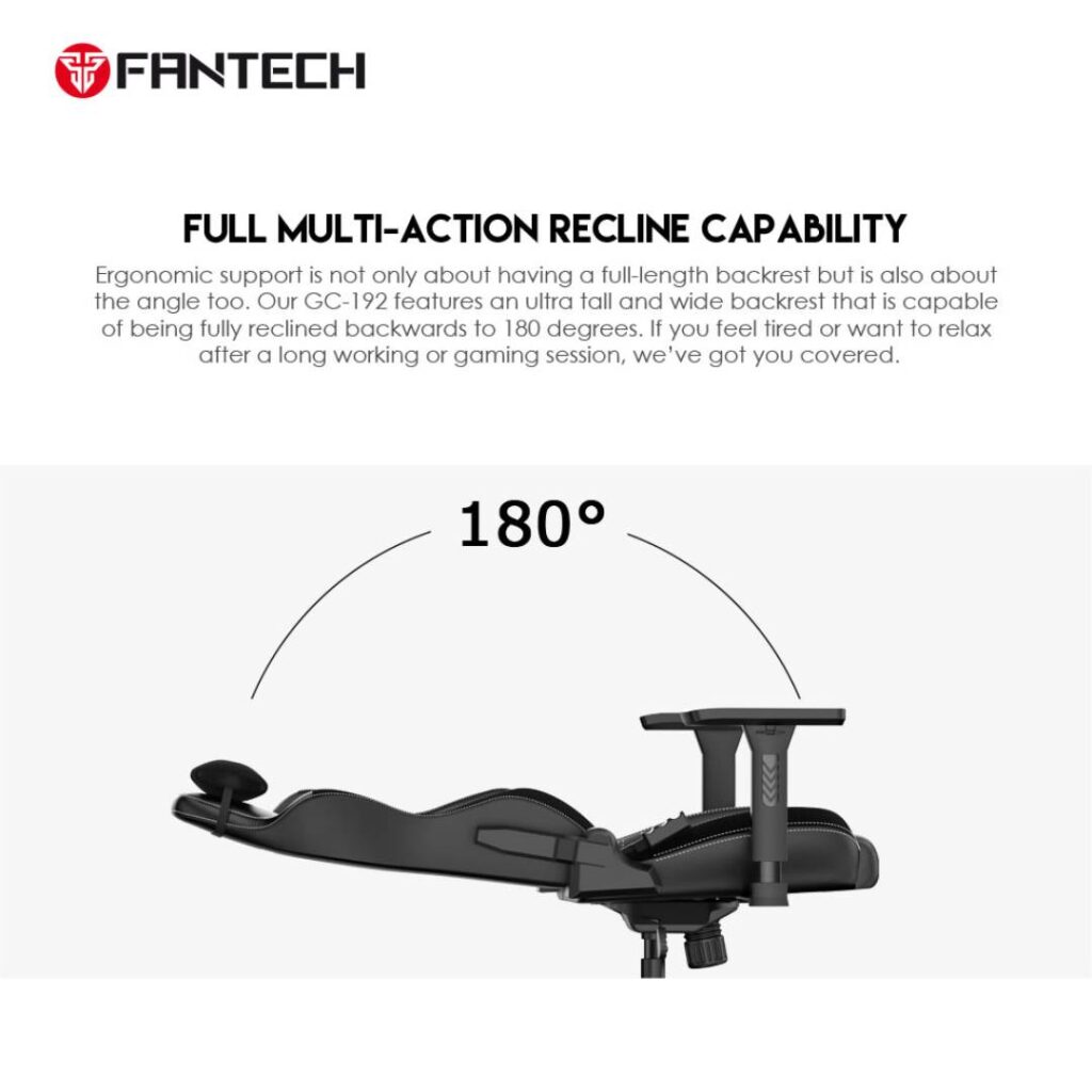 Silla Gamer Fantech GC192 Ledare Tank Black - Progaming
