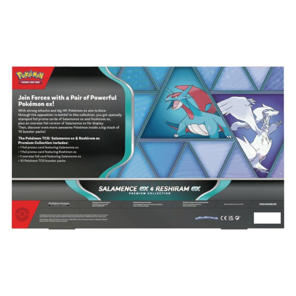 Pokemon: Salamence ex & Reshiram ex Premium Collection ING - Progaming