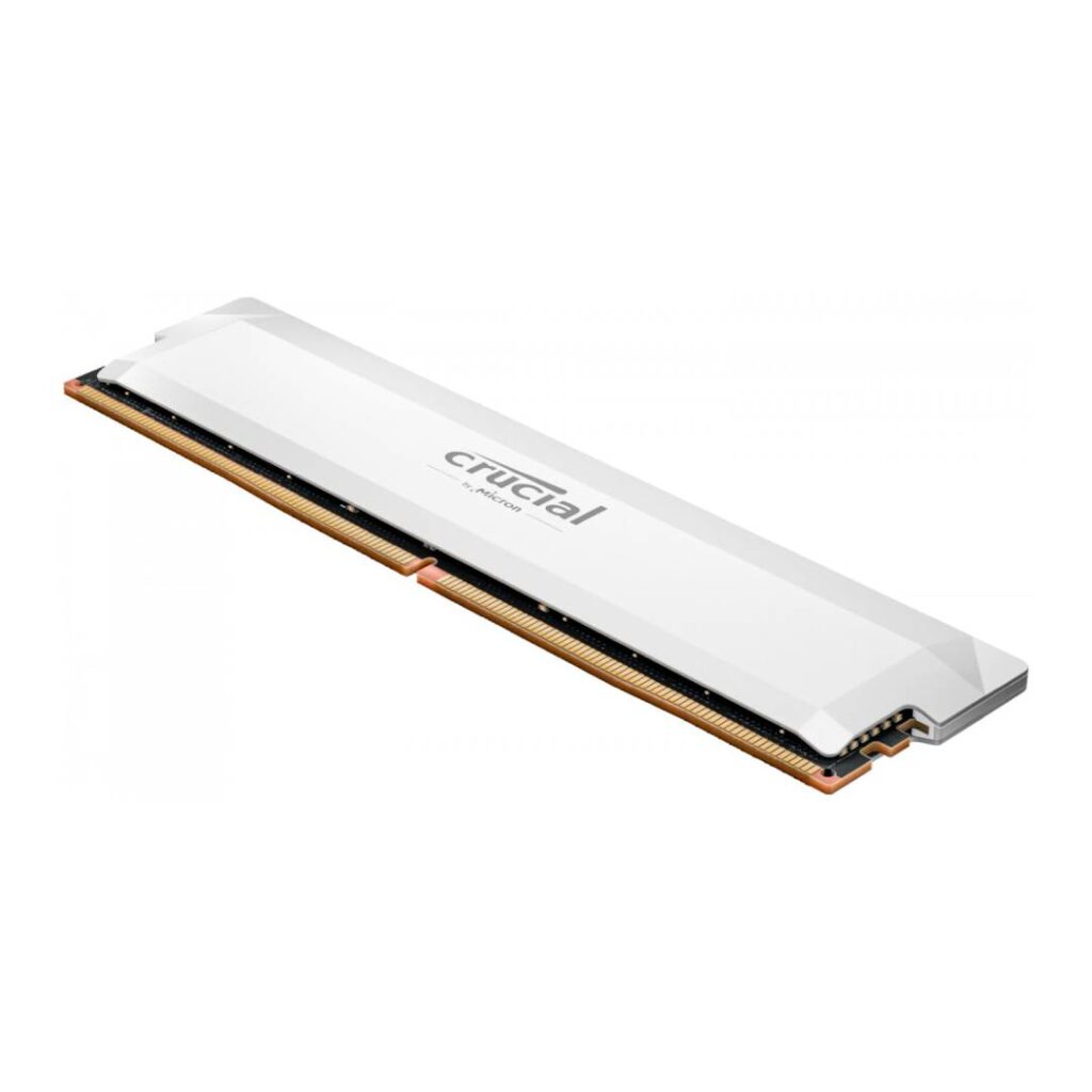 Memoria RAM Crucial Pro 16GB DDR5 6000MT/s, CL36 Blanco - Progaming