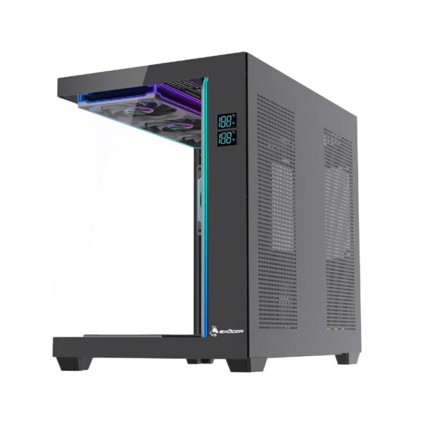 Gabinete Exodia Sky Plus Negro ATX 7 Fans ARGB V. Templado - Progaming