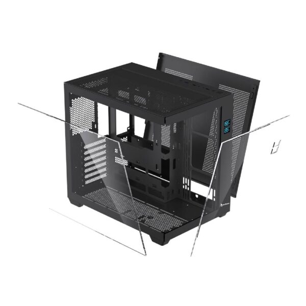 Gabinete Exodia Sky Plus Negro ATX 7 Fans ARGB V. Templado - Progaming